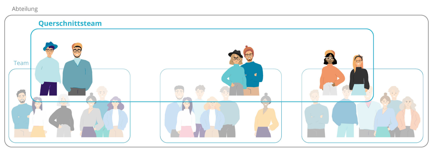 What is a cross section team?